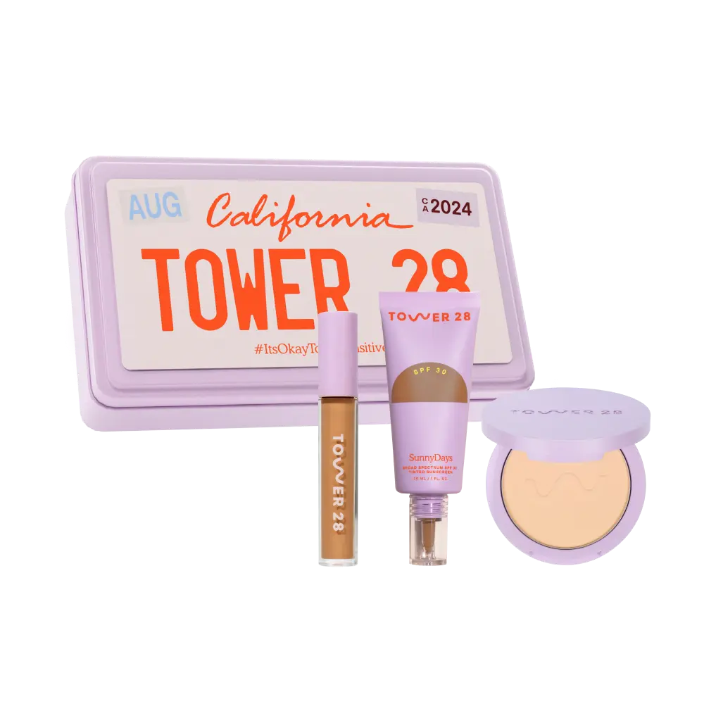 Tower 28 The Complexion Trio | Foundation, Concealer + Powder Set ...