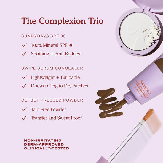 Tower 28 The Complexion Trio | Foundation, Concealer + Powder Set ...
