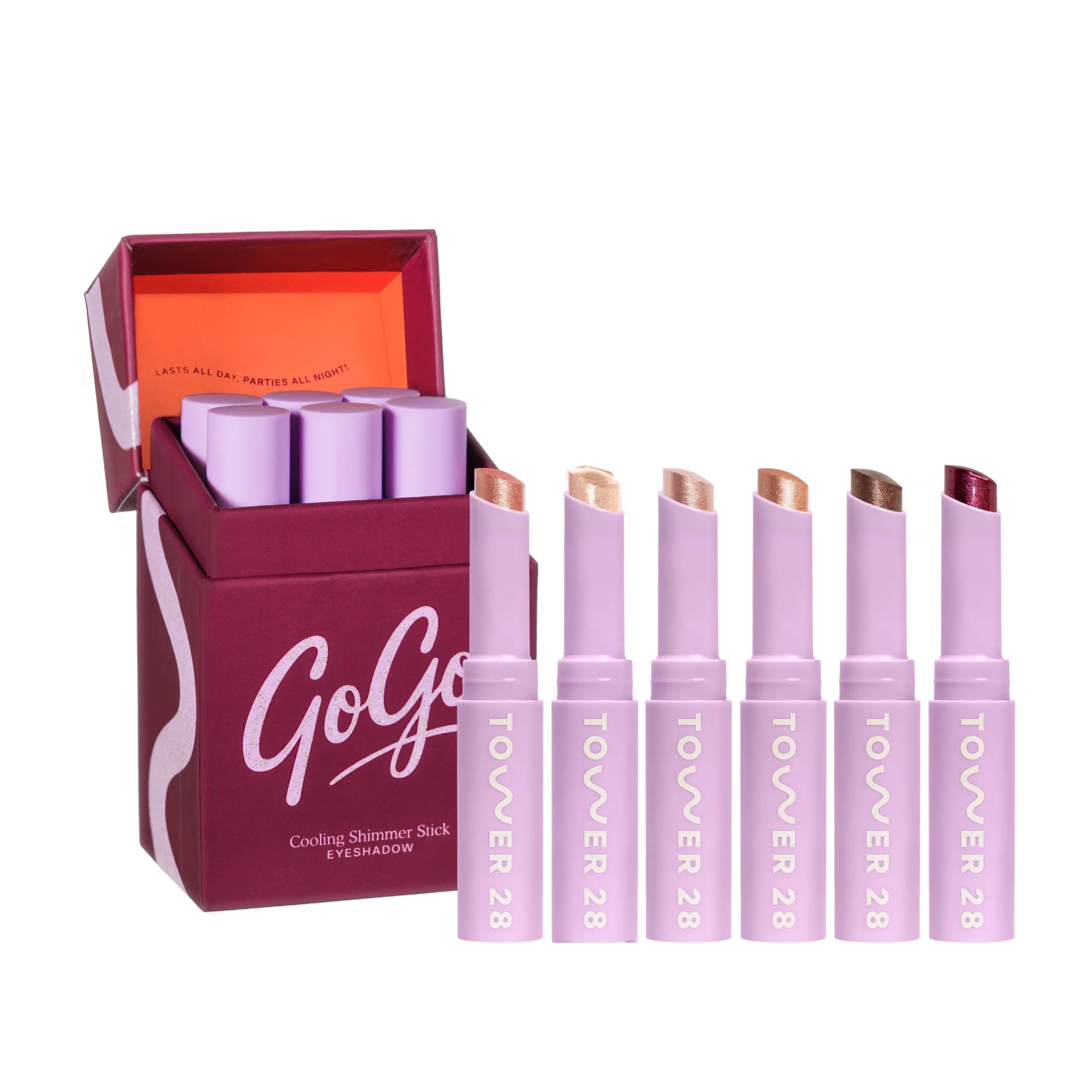 GoGo Cooling Shimmer Eyeshadow Stick | Tower 28 Beauty