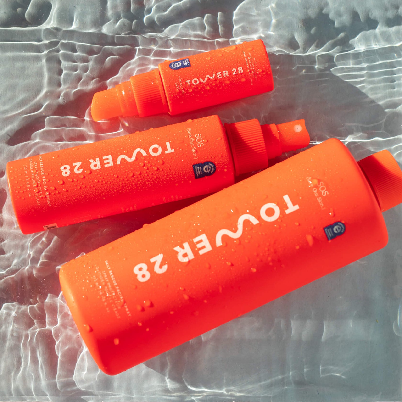 SOS Daily Rescue Facial Spray with Hypochlorous Acid | Tower 28 Beauty